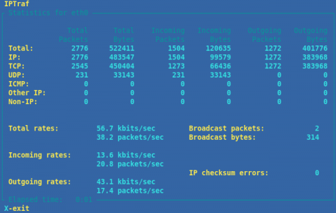 How to use iptraf to monitor network interface?_monitor linux specific port incoming-CSDN博客