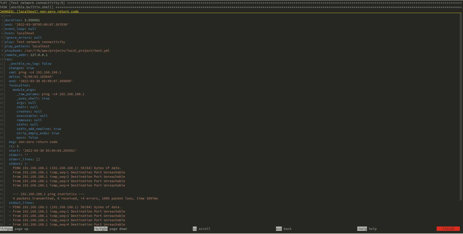 Why am I Unable to use Ping from Execution Environments on Ansible ...