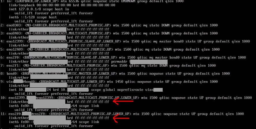 Baremetal installation with bonding and vlan on main interfaces fail - Red Hat Customer Portal