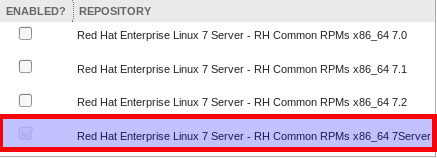 [Satellite6] Repository is greyed out and not able to disable it. - Red ...