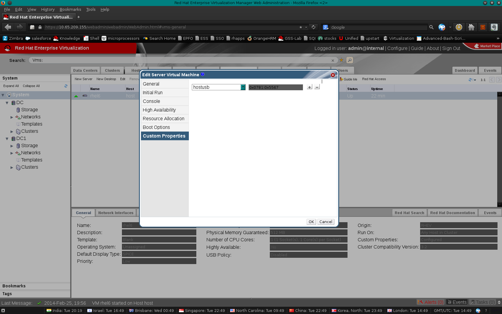 [RHEV] USB passthrough from a RHEL host to a guest in RHEV. - Red Hat ...