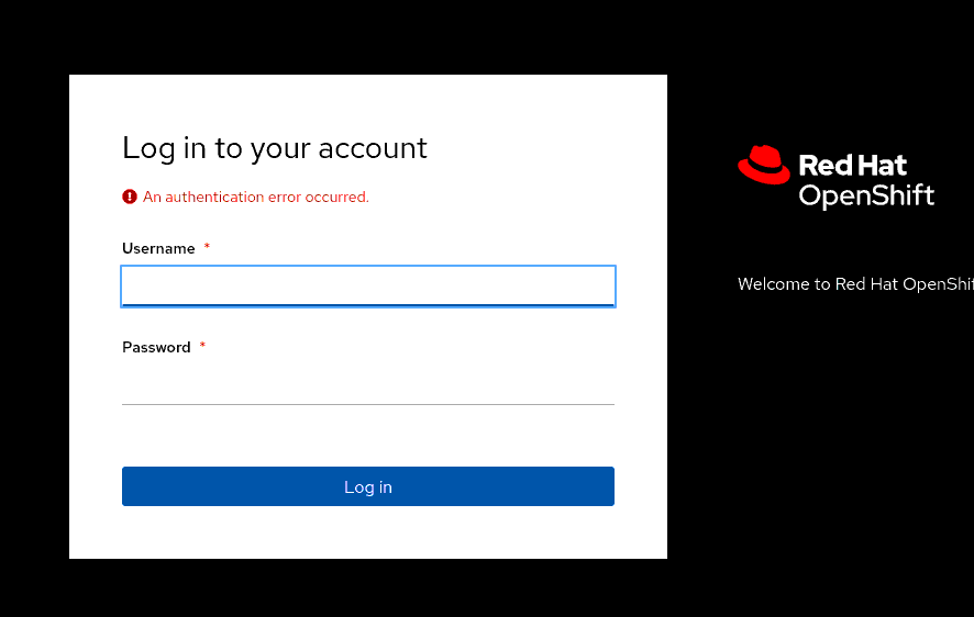 Login not working from console in RHOCP 4 - Red Hat Customer Portal