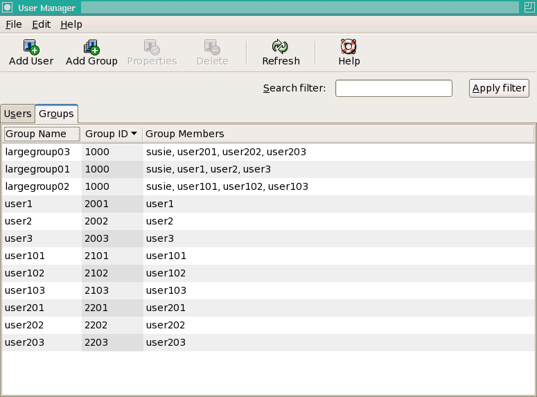system-config-users displays same user in multiple groups - Red Hat ...