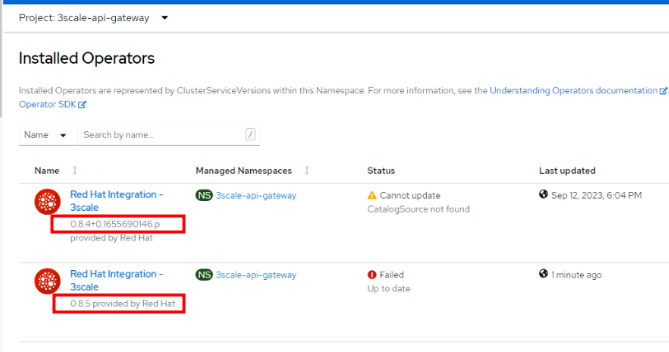 3scale 2.11 Operator has "manifest unknown" error after trying to upgrade to v0.8.5 - Red Hat ...