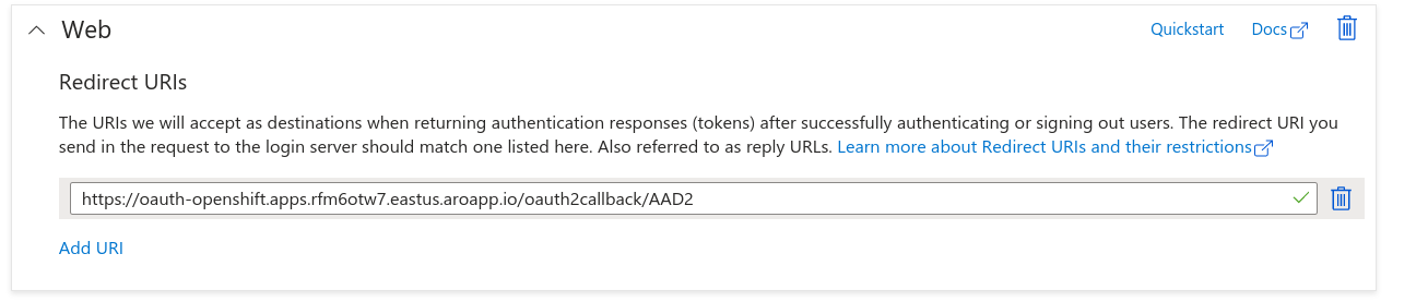 Azure AD (OIDC) login failed when Redirect URI is not set correctly - Red Hat Customer Portal