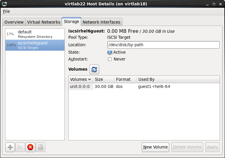 Configuring multipath ISCSI pools in virt-manager, cockpit or libvirt ...