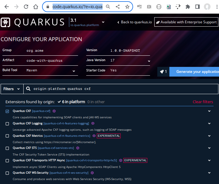 第 5 章 Quarkus CXF 用户指南 | Red Hat build of Apache Camel for Quarkus 参考 ...